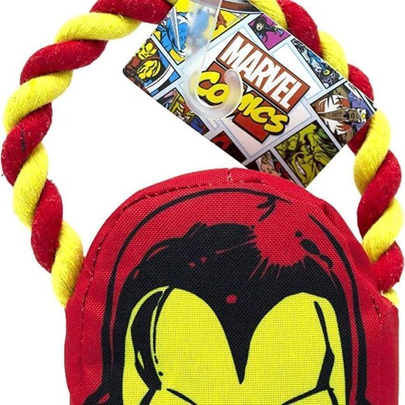 Marvel | Cat | Marvel Comicsfor Pets Iron Man Rope Pull Toy For Dogs ...